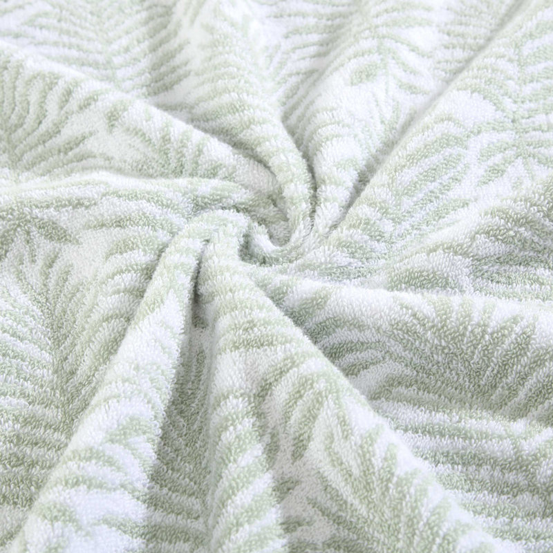 Tommy Bahama Home Tommy Bahama Linear Palms Cotton Green 6 Piece Towel Set | Wayfair